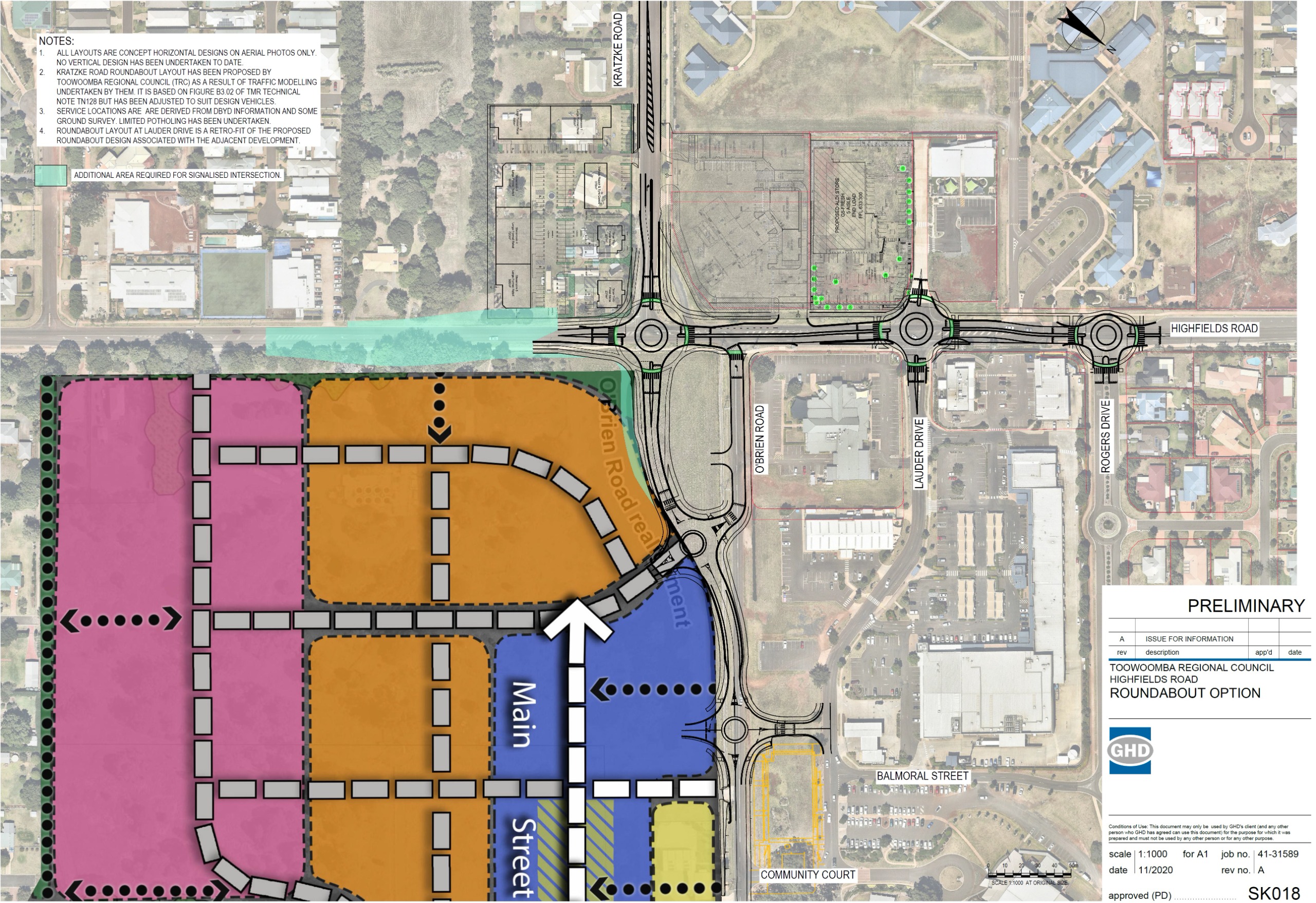 Highfields/ Kratzke/ O'Brien Roads intersection upgrade project | Have ...